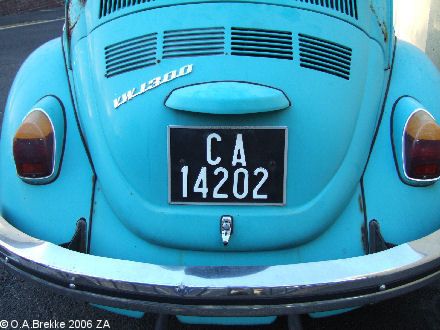 46 Western Cape Number Plates, completelist| Colour Dots Western Cape ...