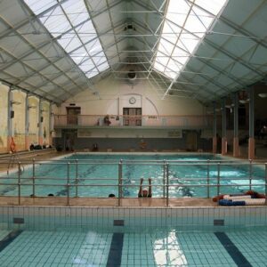 Long street swimming baths | Colour Dots Long street swimming baths