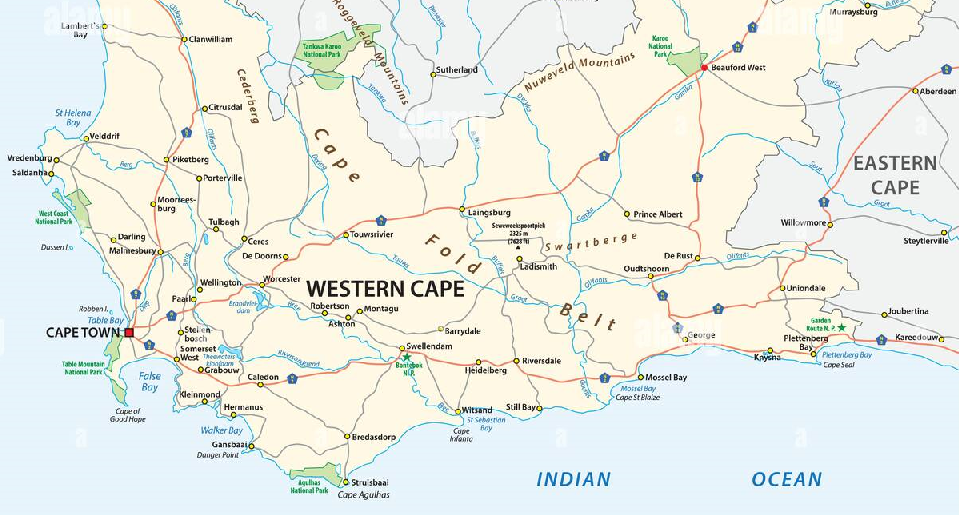 Interactive maps | Colour DotsInteractive maps of the Western Cape